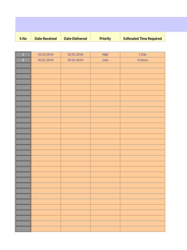 Status Sheet | PDF