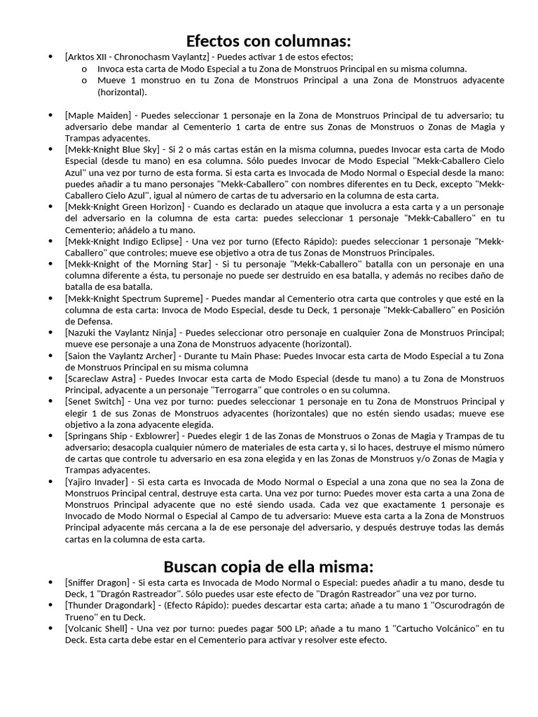 Efectos - Columnas | PDF