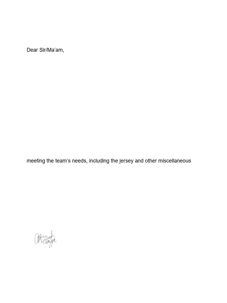 Volleyball Solicitation | PDF