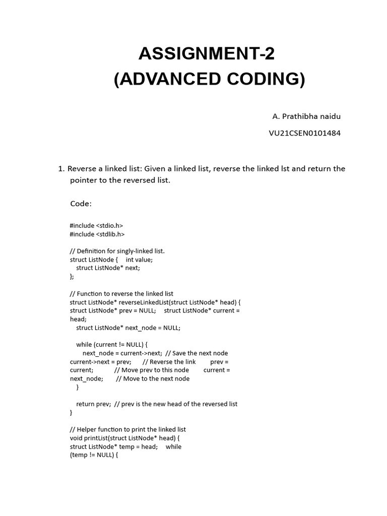 Assignment 2 1484 (1) | PDF | Pointer (Computer Programming) | Software Engineering