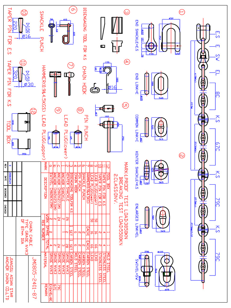 Anchor & Chain Model (1)Sdsdsd | PDF