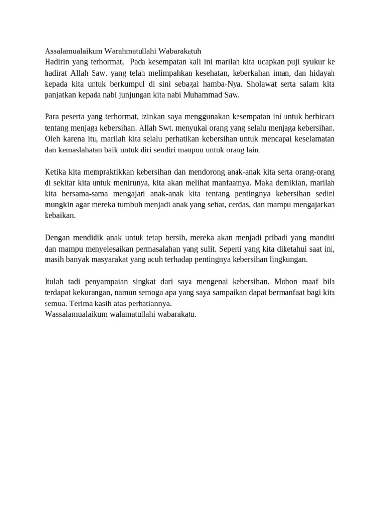 Teks Ceramah | PDF