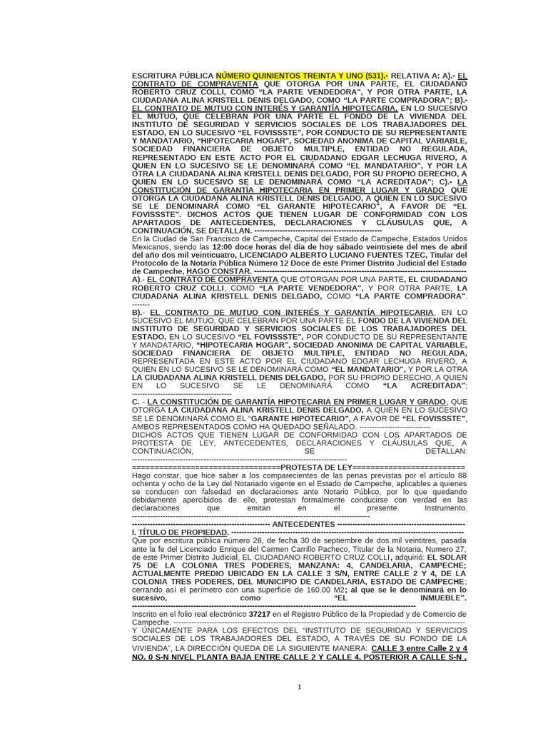 (XXX-2024) Credito Hipotecaria Hogar CQ - Alina Kristell Denis Delgado ...