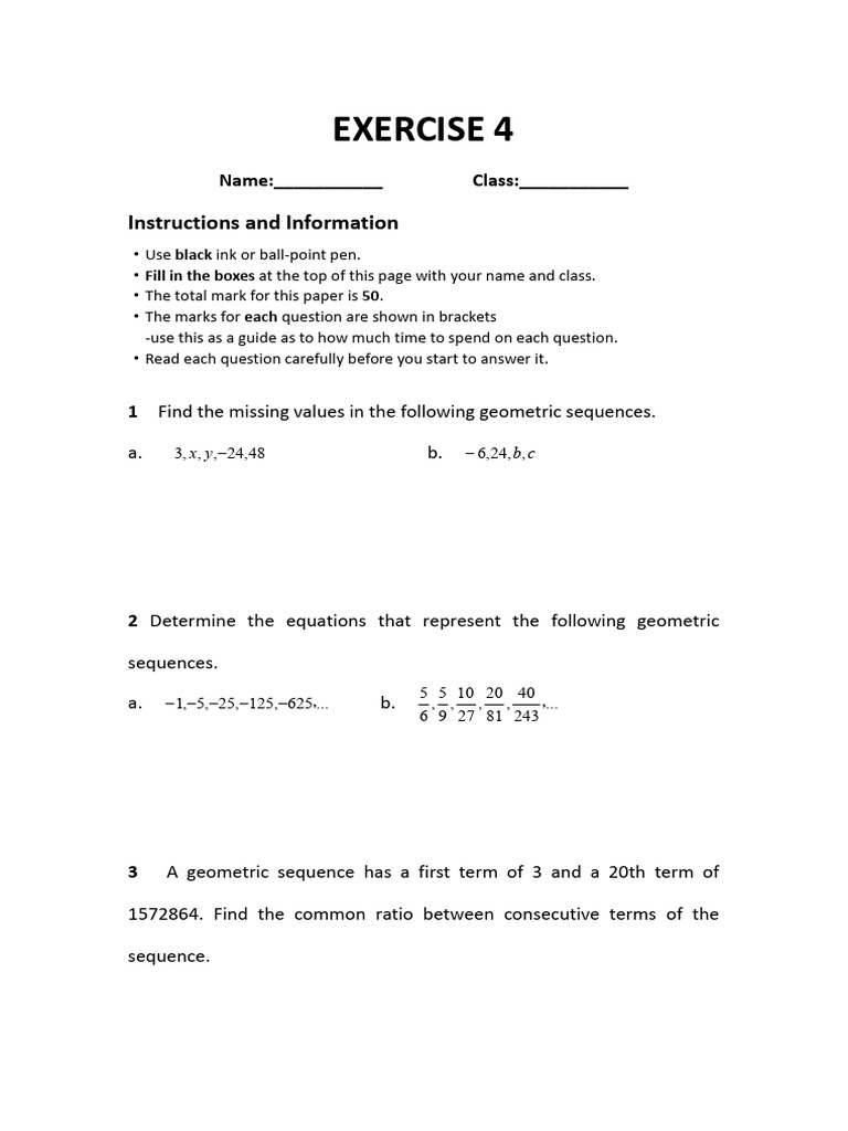 Year 11 Exercise 4 | PDF | Teaching Methods & Materials | Home & Garden