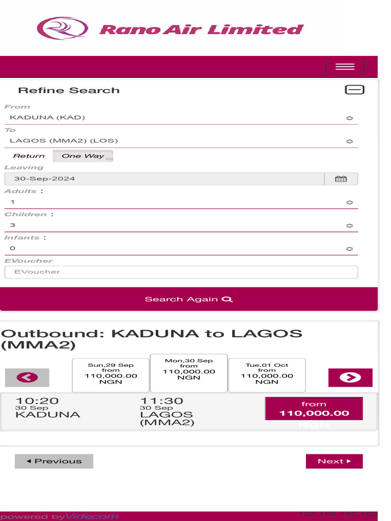 Flight Calendar | PDF