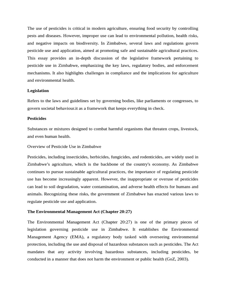 tawana PARA | PDF | Pesticide | Dangerous Goods