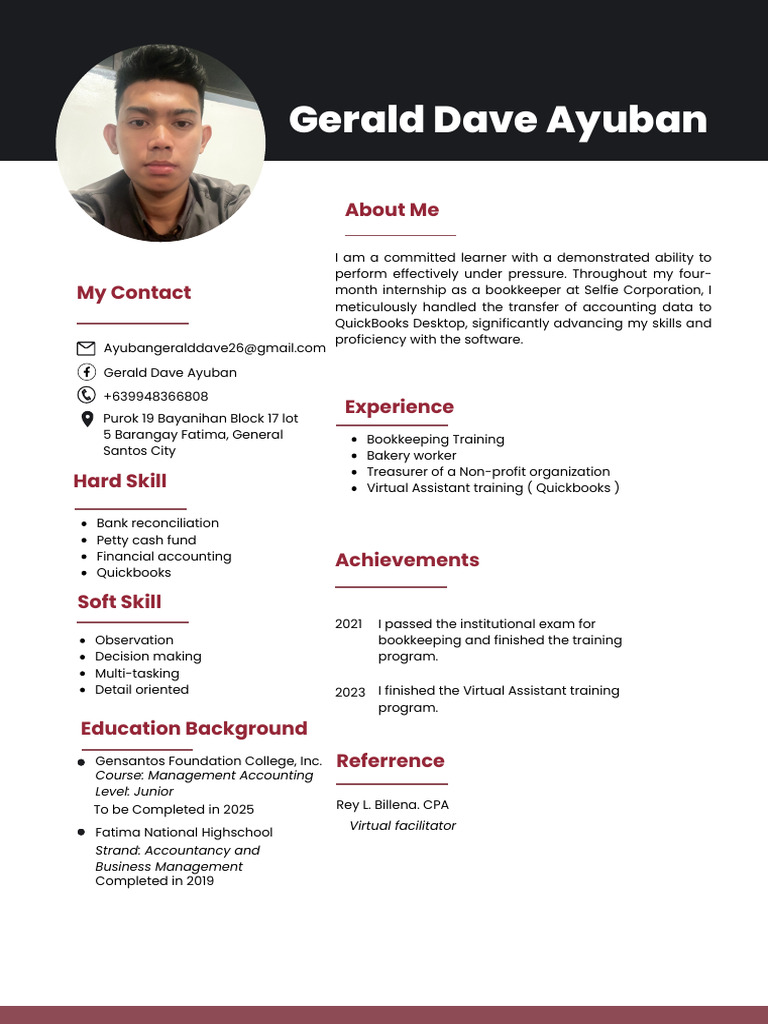 Gerald Dave Ayuban Resume | PDF