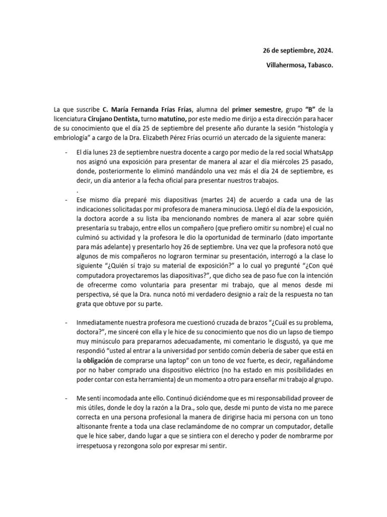 Escrito | PDF