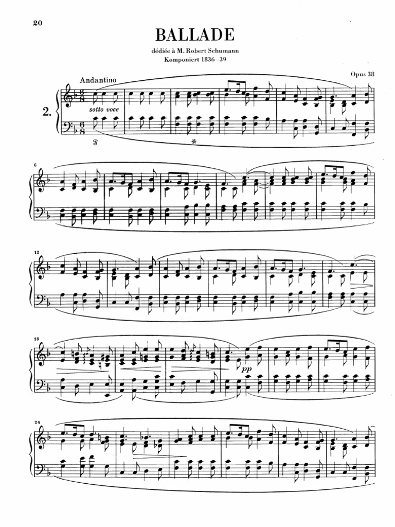 IMSLP834534-PMLP1647-Chopin Op.38 Ballade No.2 Henle | PDF