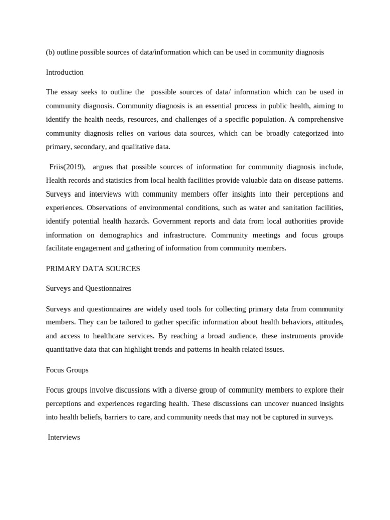 Part B | PDF | Focus Group | Health Equity