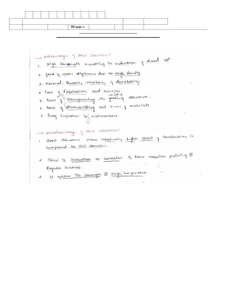 IAT - I Question Paper With Solution of 15CV62 Design of Steel ...