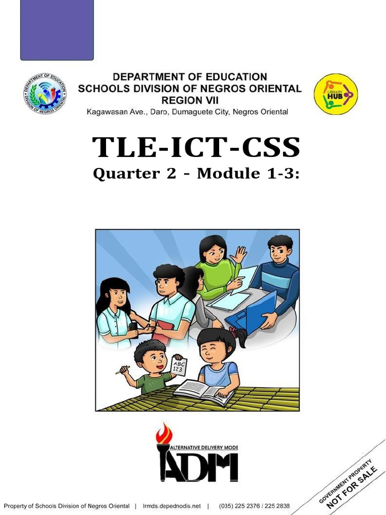 Tle Ict Css 9 Q2 Module1 3 Pmc Learners Pdf Computer Data Storage Hard Disk Drive 7770
