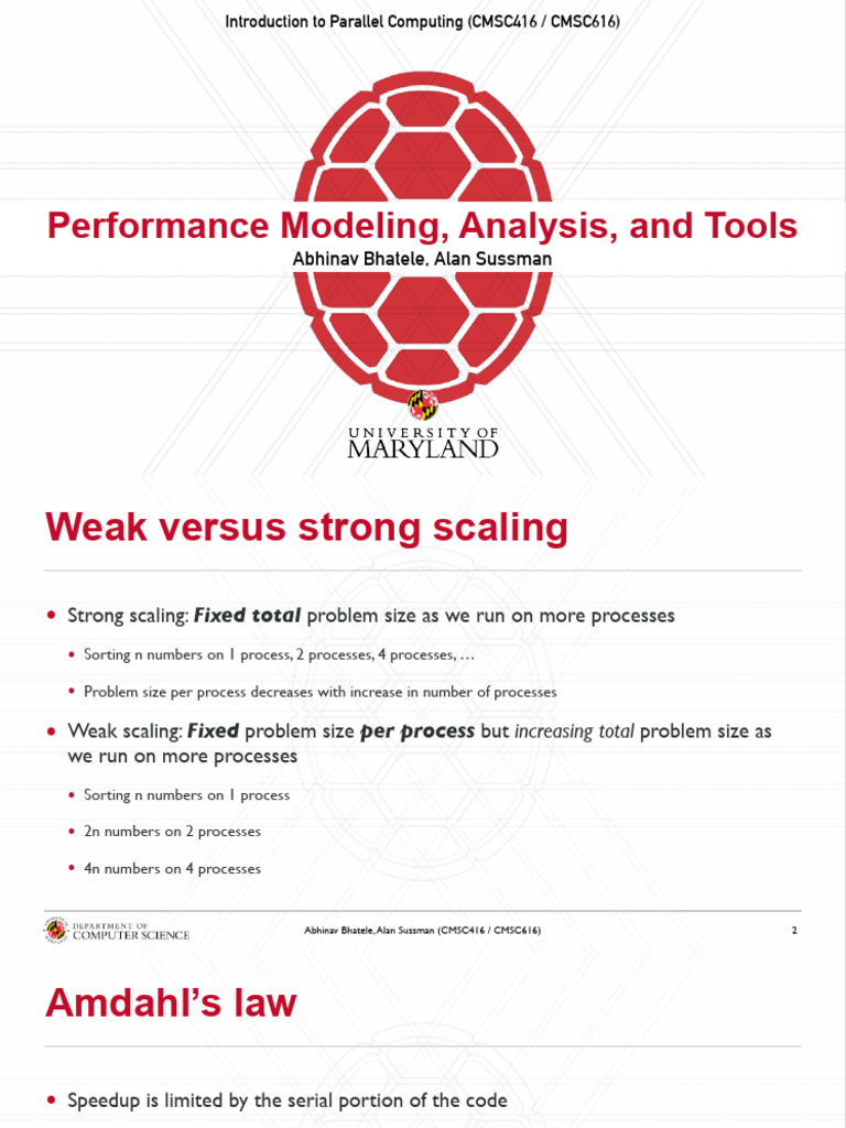 05 Cmsc416 Perf Analysis | PDF | Computer Network | Computing