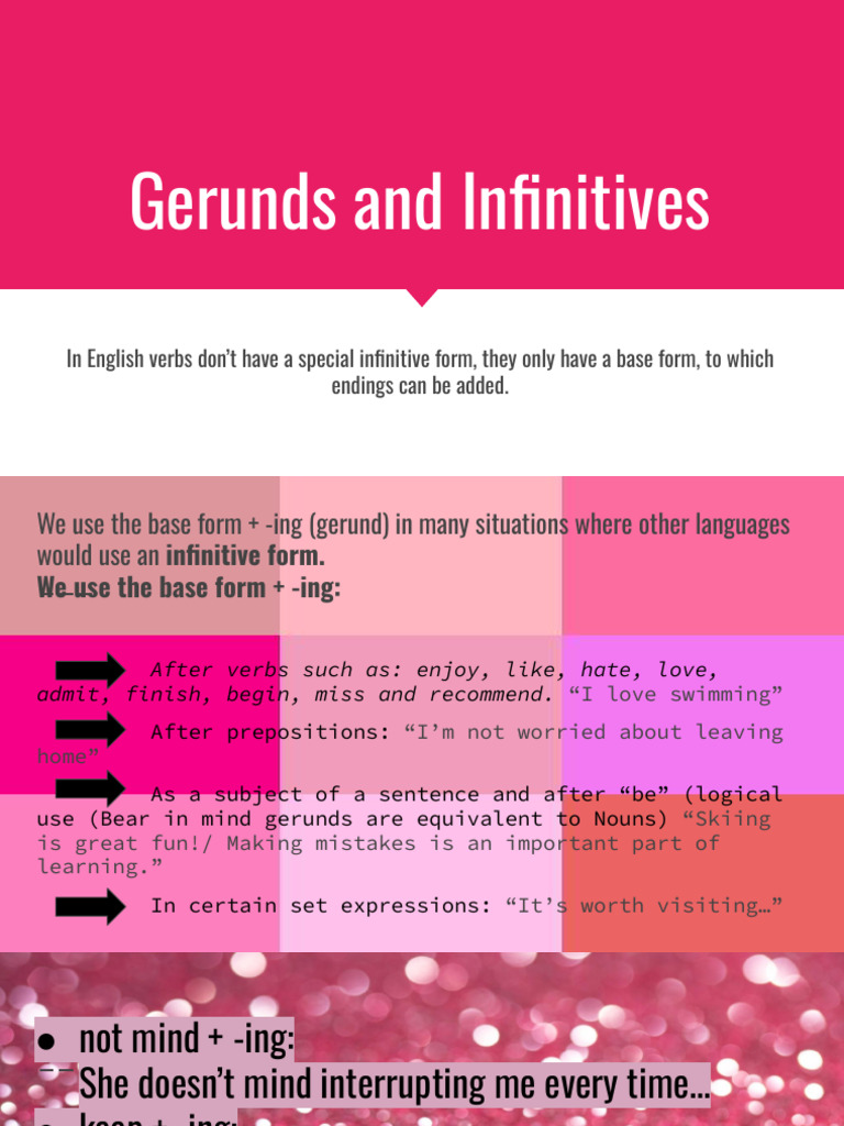 Understanding Gerunds and Infinitives | PDF