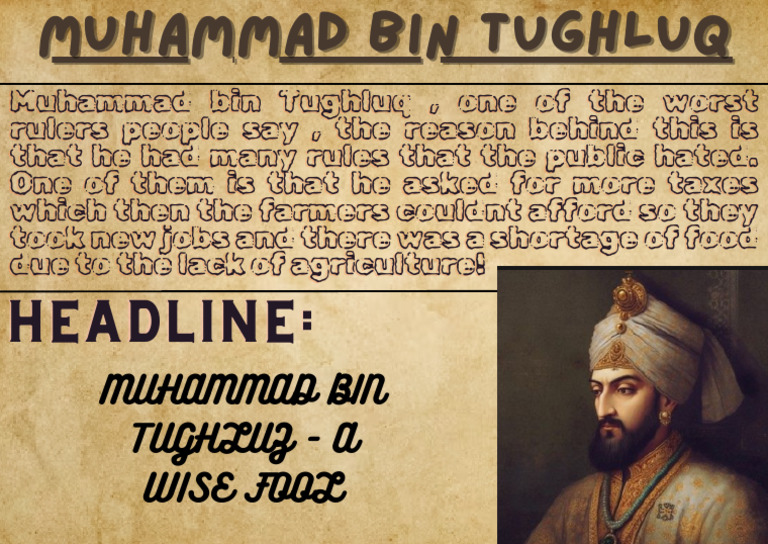 Muhammad Bin Tughluq | PDF | Politics