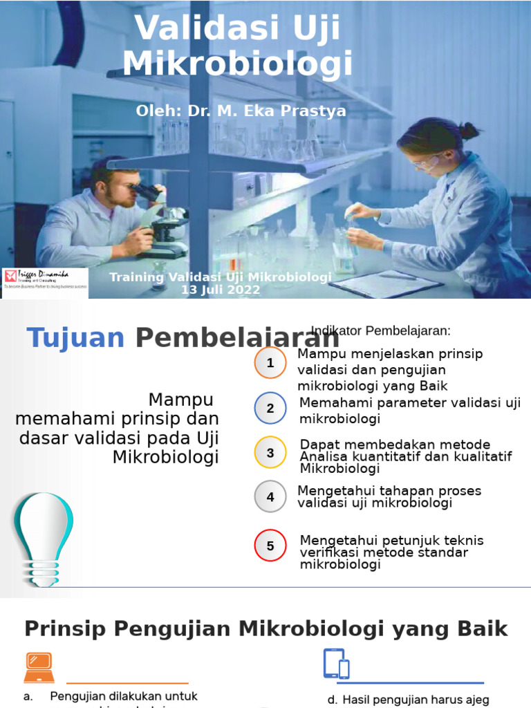 Validasi Uji Mikrobiologi | PDF | Kesehatan Holistik