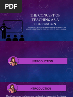 The Teaching Profession MODULE | PDF | Teachers | Learning