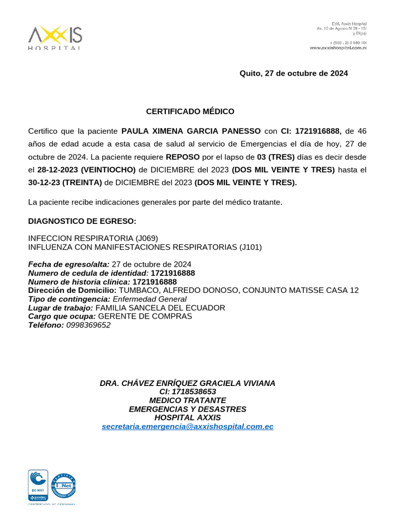 Dra. Chavez Enriquez Viviana Graciela | PDF | Derecho | Ciencia y ...