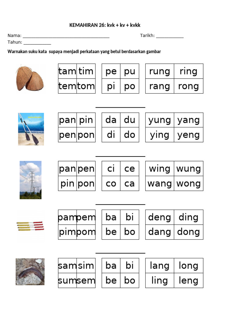 K26.Latihan KVK + KV + KVKK | PDF