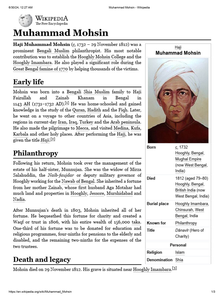 Muhammad Mohsin | PDF | Abrahamic Religions