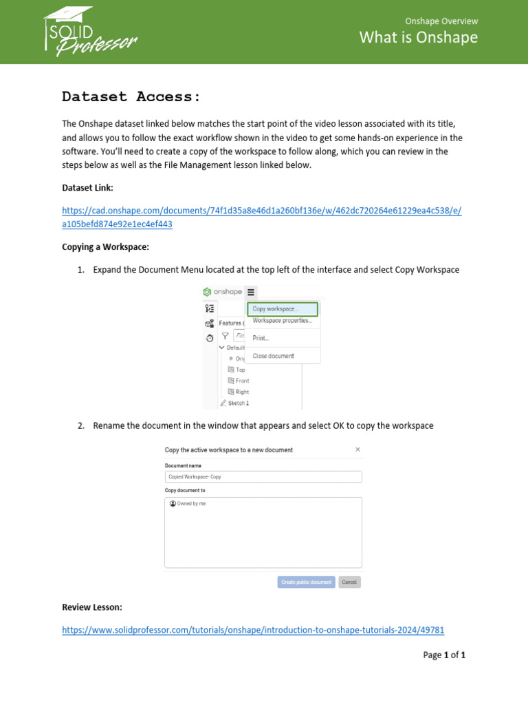 What Is Onshape | PDF