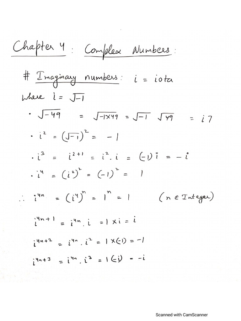 Jee Complex Numbers (2024-25) | PDF