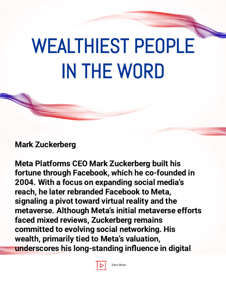 Mark Zuckerberg Pdf