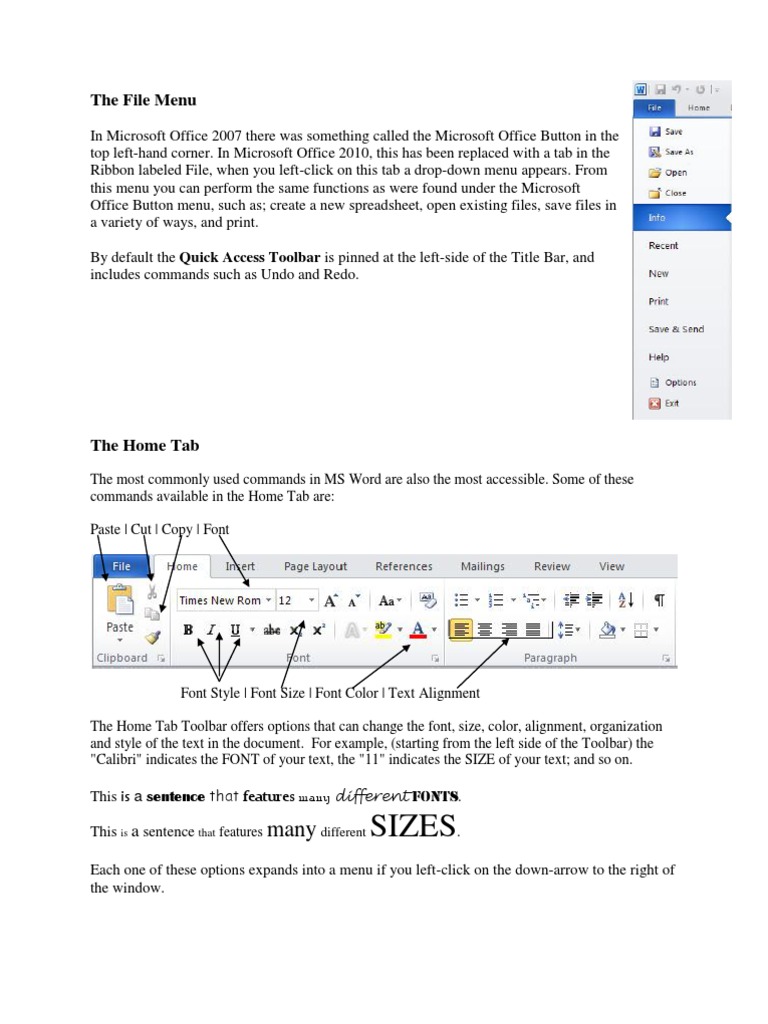 Word Basics | PDF | Microsoft Word | Computer Keyboard