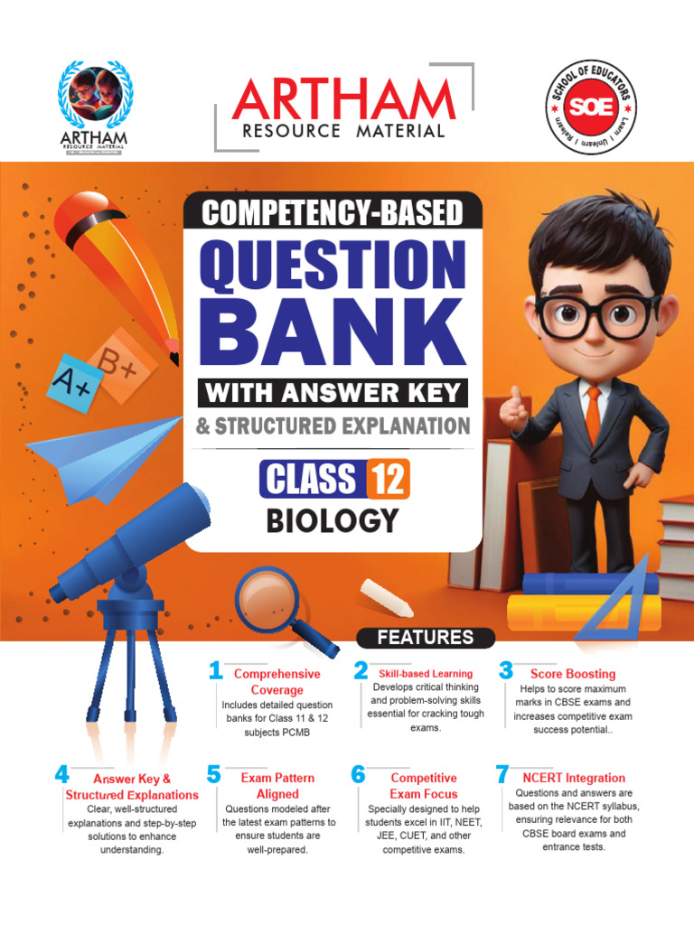 Class 12 Biology Competency-Based Question Bank With Answer Key ...