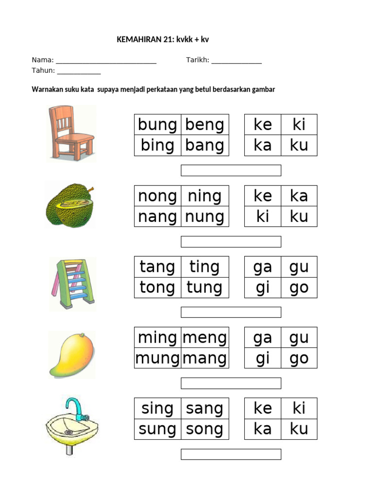 K21.Latihan KVKK + KV | PDF