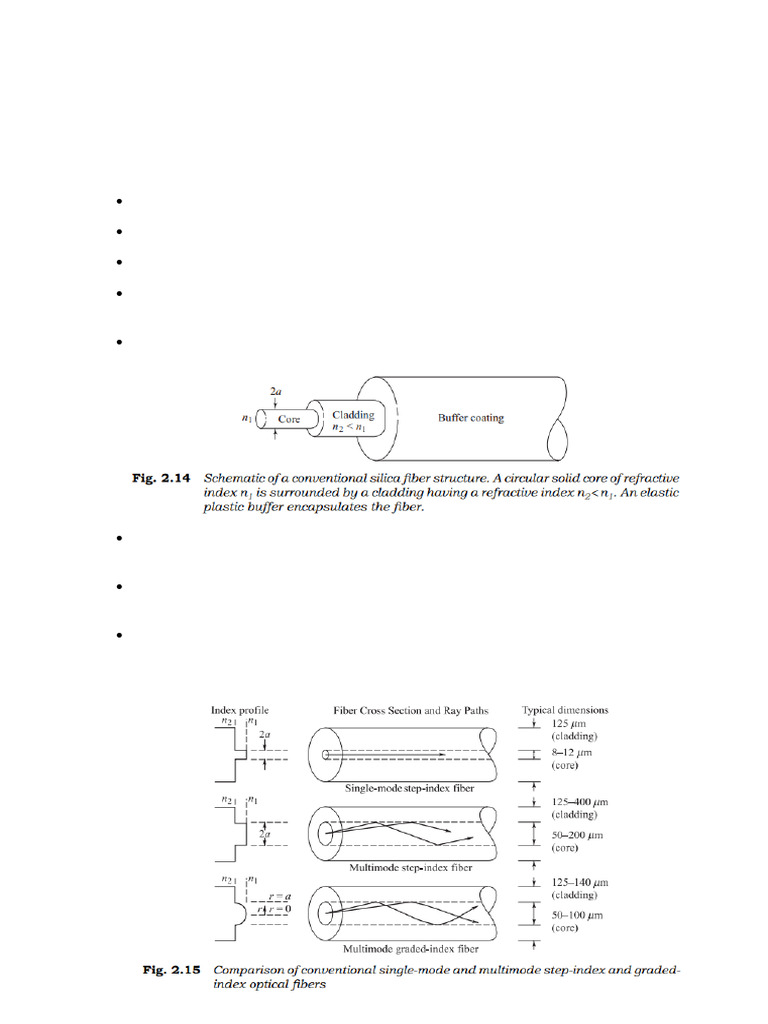 Owc Answers | PDF | Optical Fiber | Dispersion (Optics)