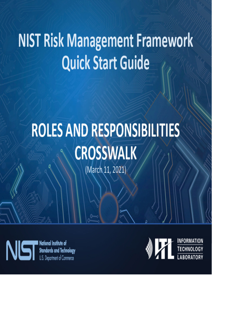 NIST RMF Quick Start Guide Overview | PDF | Enterprise Architecture | Risk Management