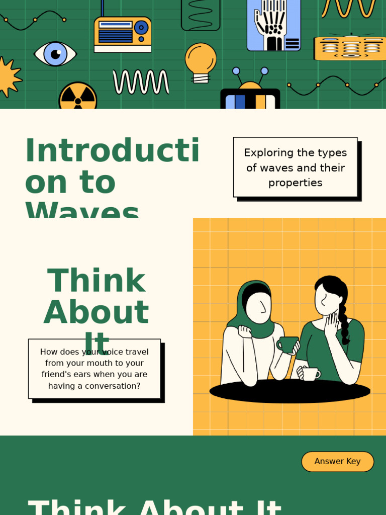 Blue and Yellow Illustrative Digital Education Presentation | PDF | Waves | Sound