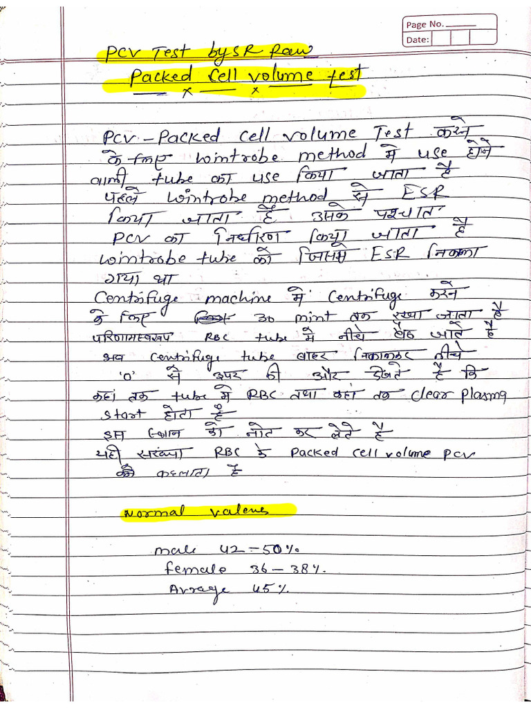 Dr Thish PCV MCV | PDF