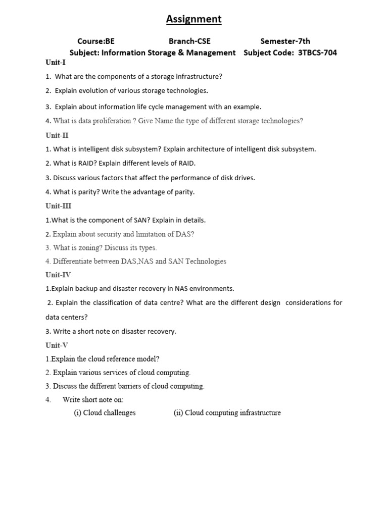 Assignment ISM (3TBCS-704) | PDF | Computers