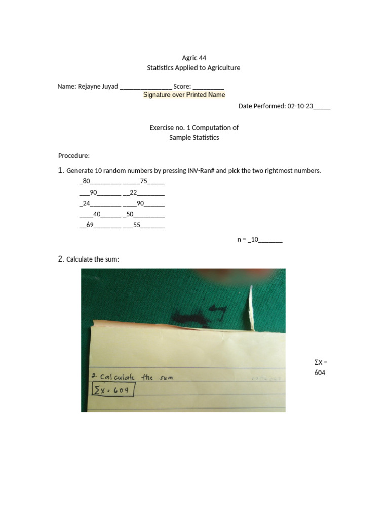 statistic Activity | PDF | Confidence Interval | Estimation Theory