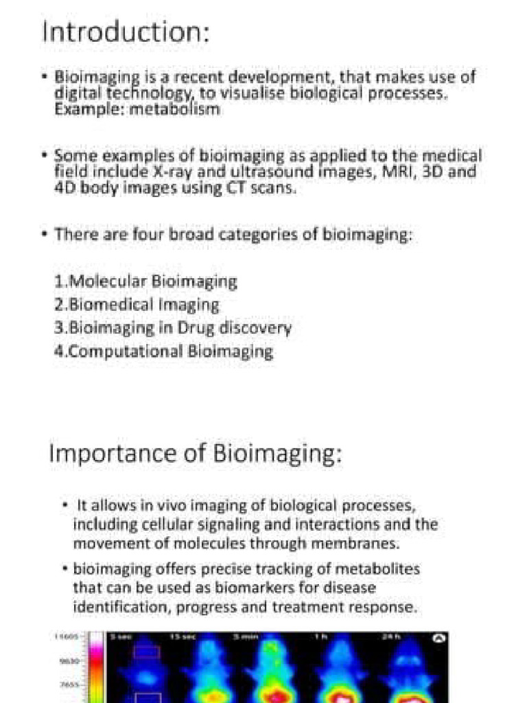 Bio Imaging | PDF