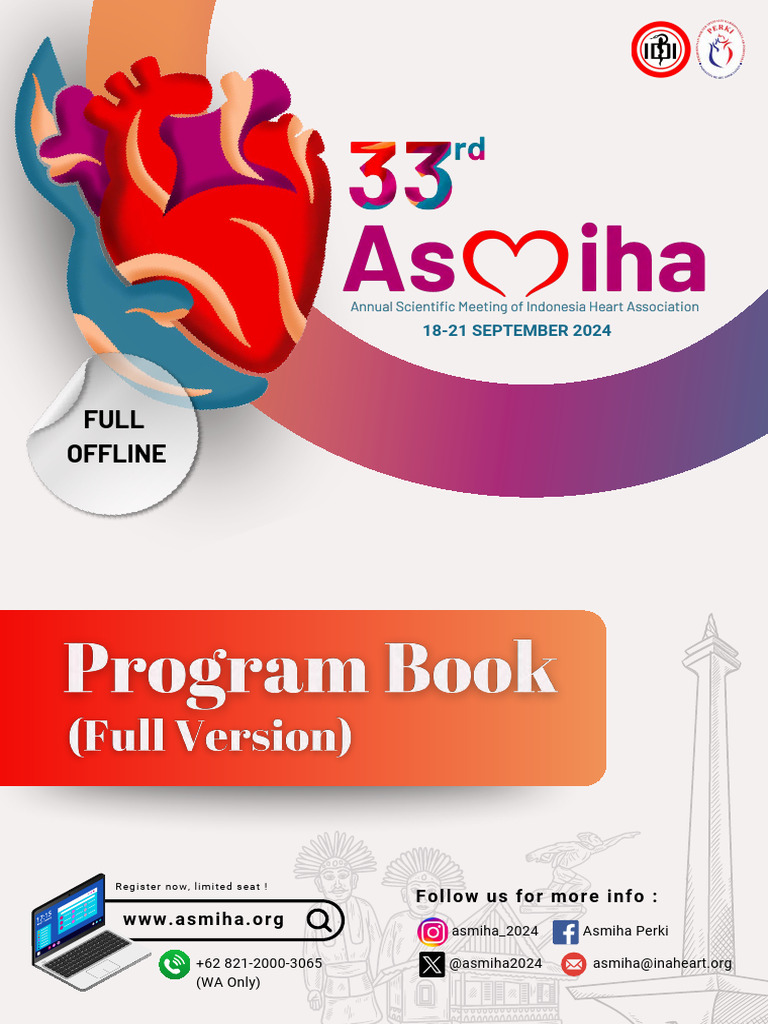 33rd ASMIHA Program Book | PDF | Cardiology | Heart