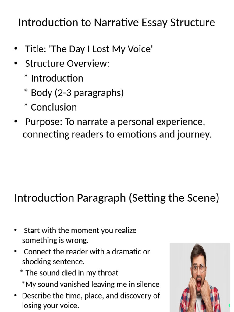 Narrative Essay Structure Presentation | PDF
