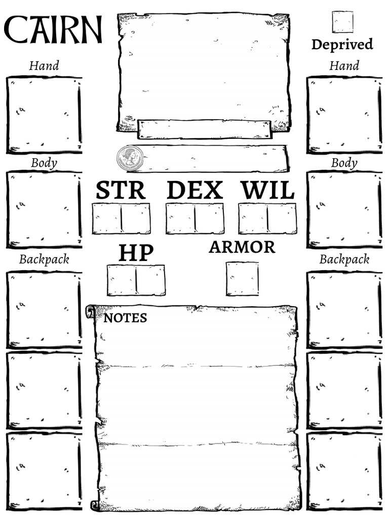 Cairn Character Sheet | PDF