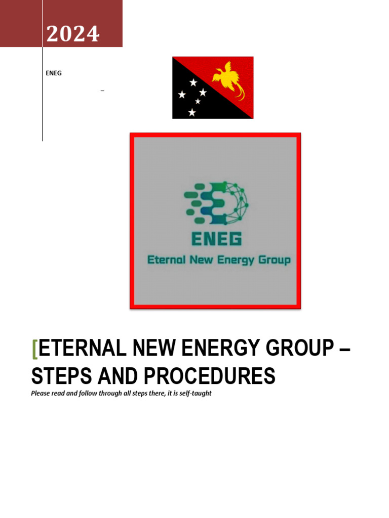 Eneg Information Booklet by Mr. Gideon Wazami 2024 | PDF | Renewable Energy | Nature