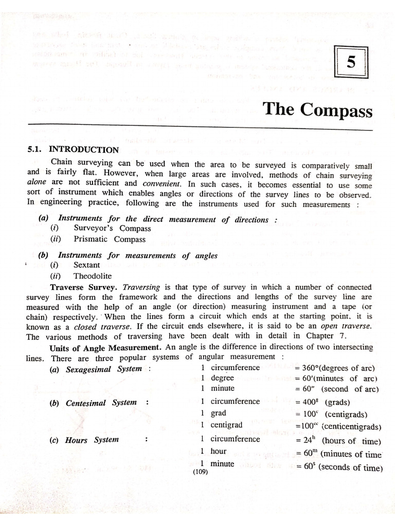 Arch.-Unit-4- Compass Survey | PDF