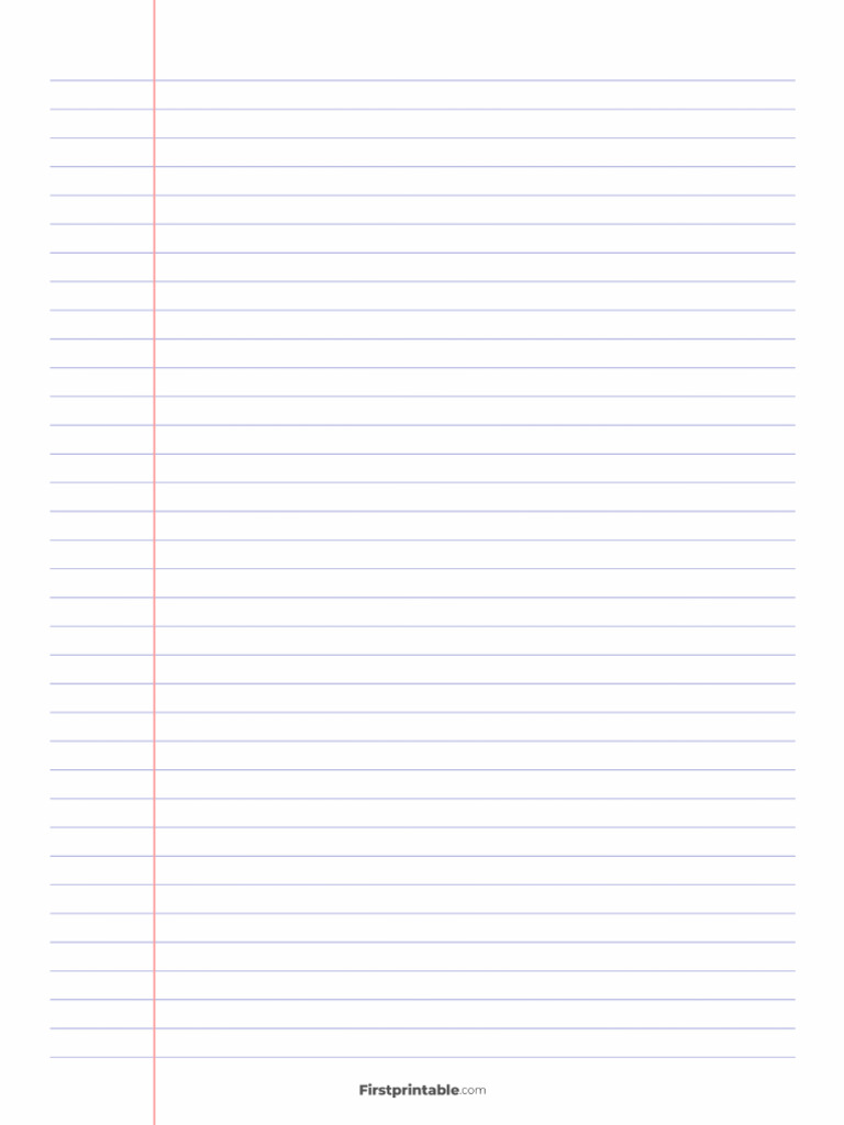 Printable Blue Lined Paper Template College Ruled 7 1mm ...