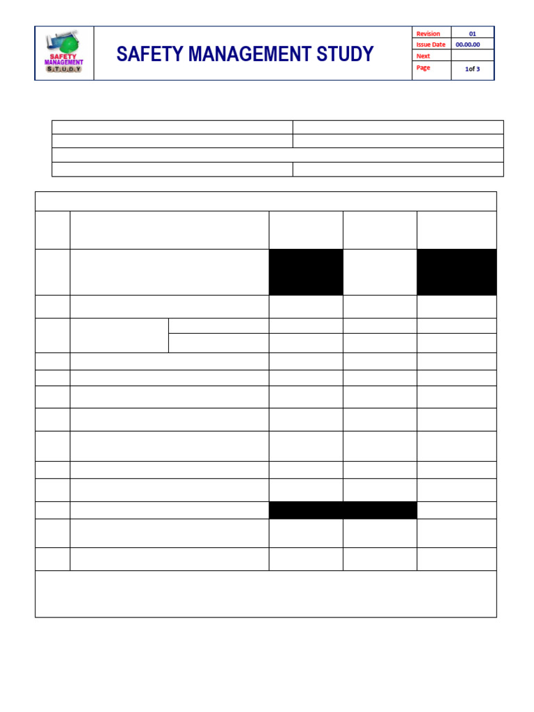 Monthly Safety Performance Report | PDF | Safety