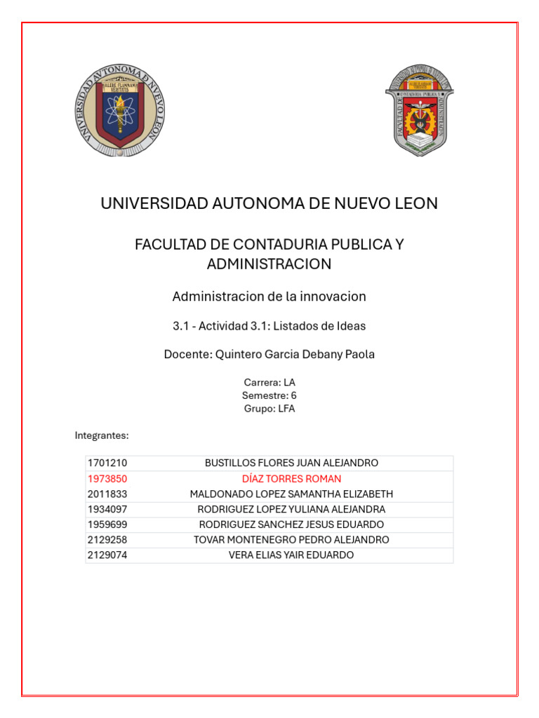 Ev.3.1 ADIN Eq1 | PDF | Negocios económicos | Business