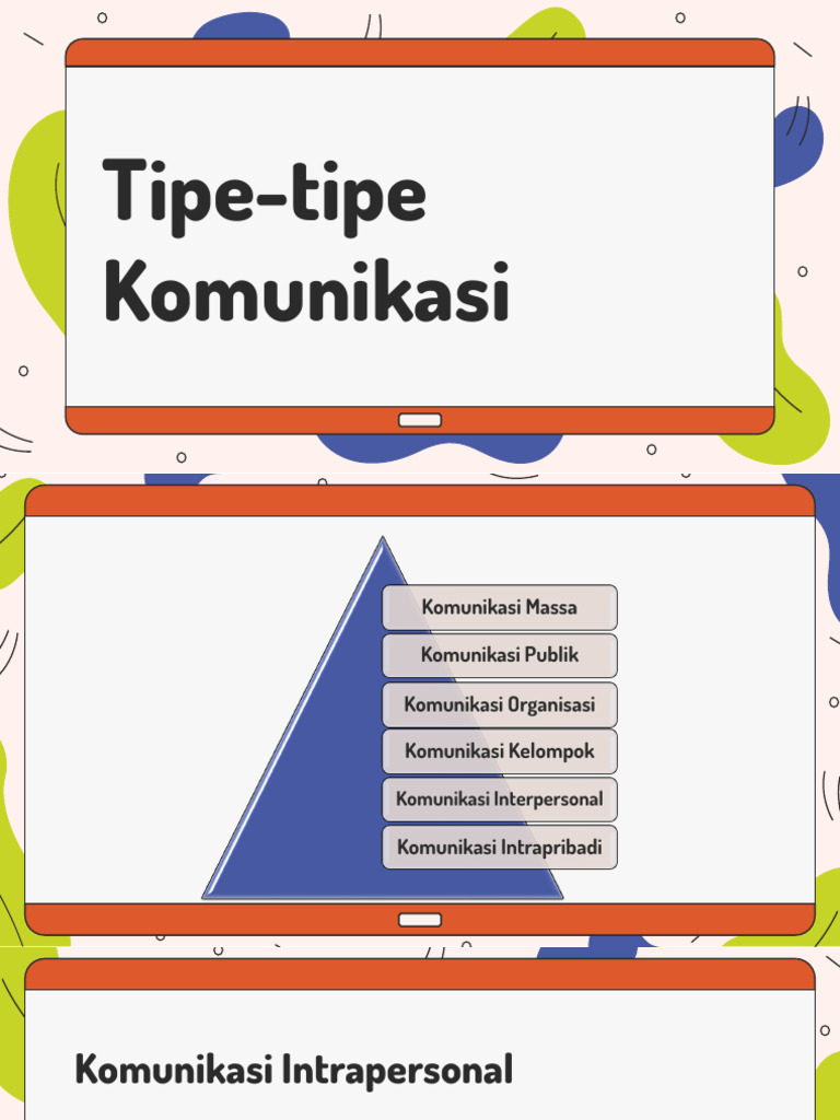Tipe-tipe Komunikasi Interpersonal | PDF
