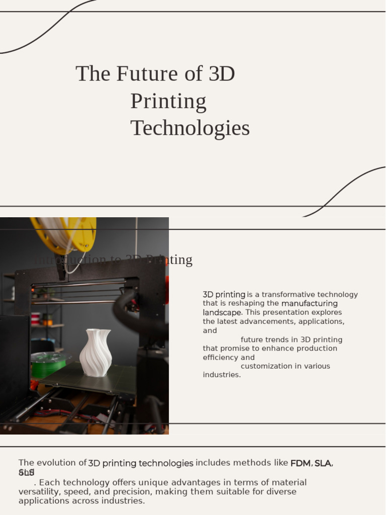 3D Printing Technologies | PDF | Art