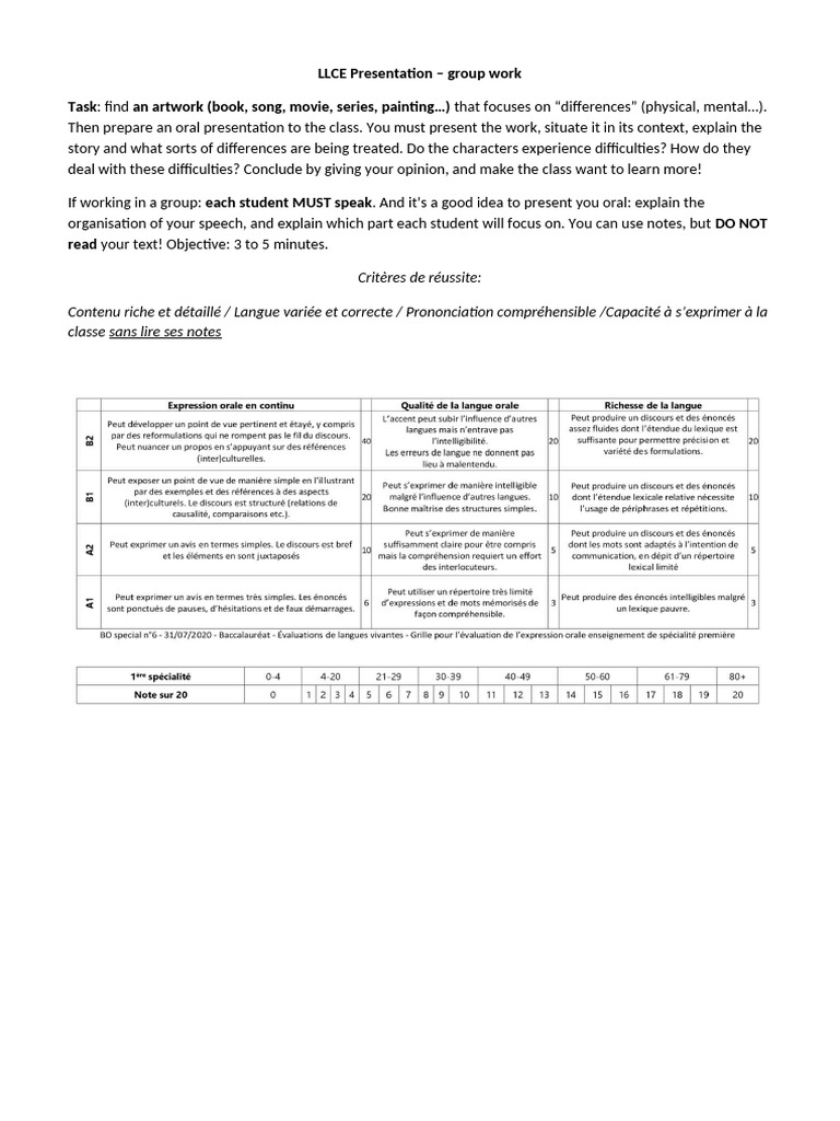 LLCE Presentation 1 | PDF