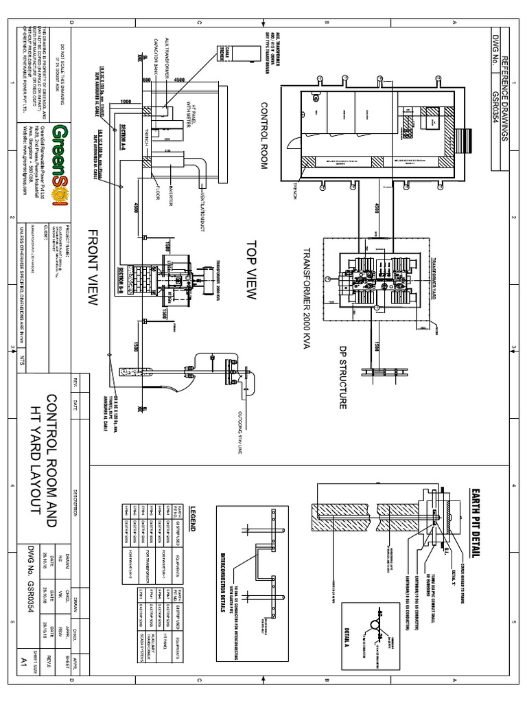 Control Room and HT Yard, 2mwp, Suragi | PDF
