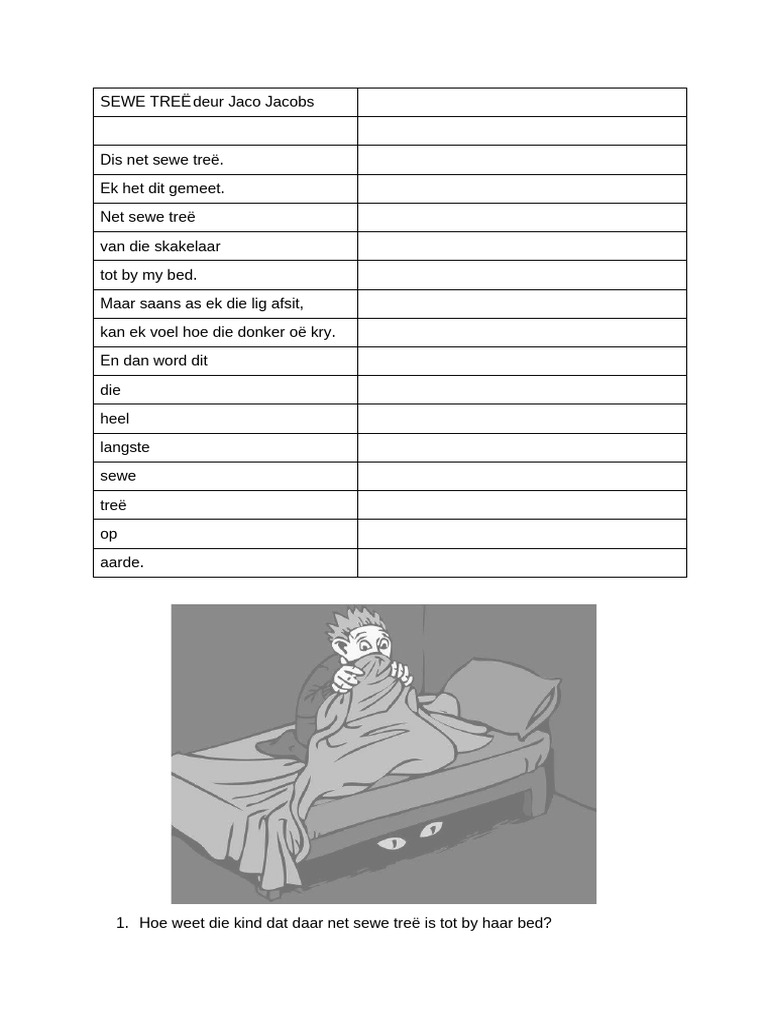 SEWE TREËdeur Jaco Jacobs | PDF